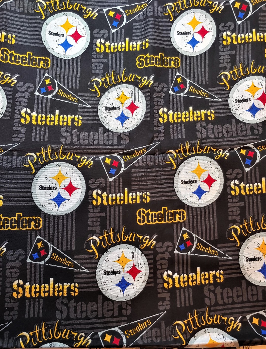 NFL Pittsburgh Steelers Sports Football Fabric 100% Cotton - Etsy
