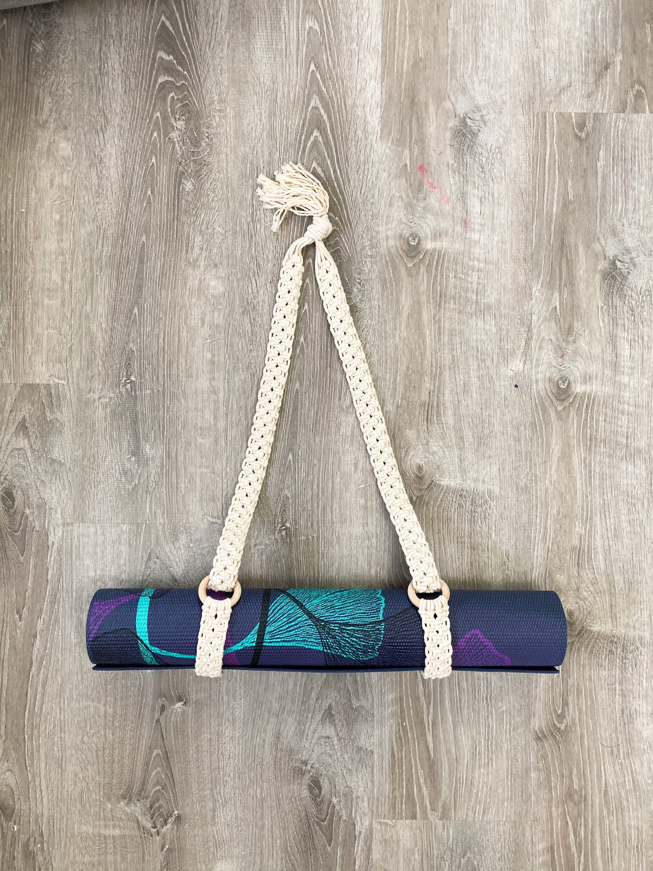 LOTUS Handmade Macrame Boho Yoga Mat Strap Yoga Strap Yoga - Etsy