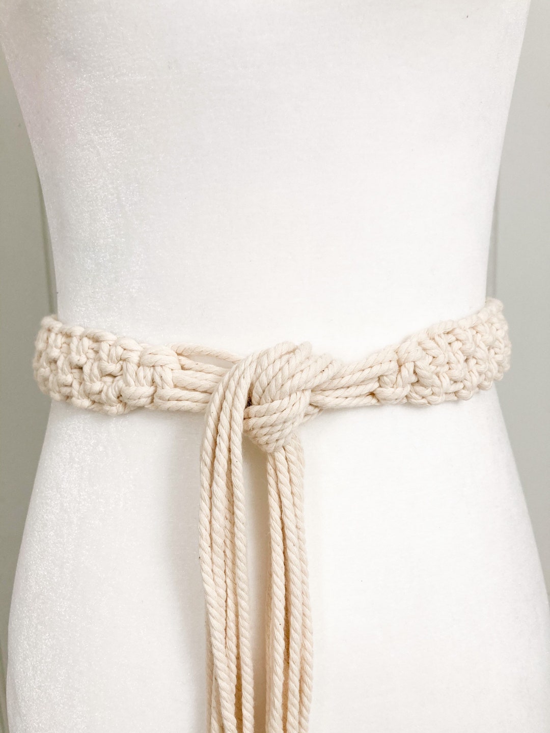 RAYNA. - Handmade Macrame Belt - Etsy