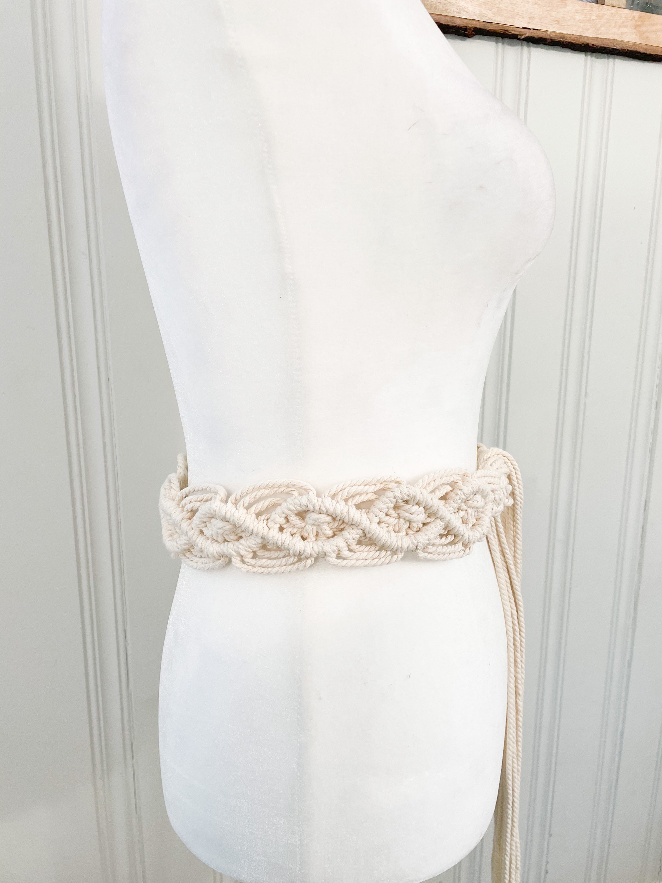 ROSA BELT One-size Boho Handmade Macrame Belt | Etsy