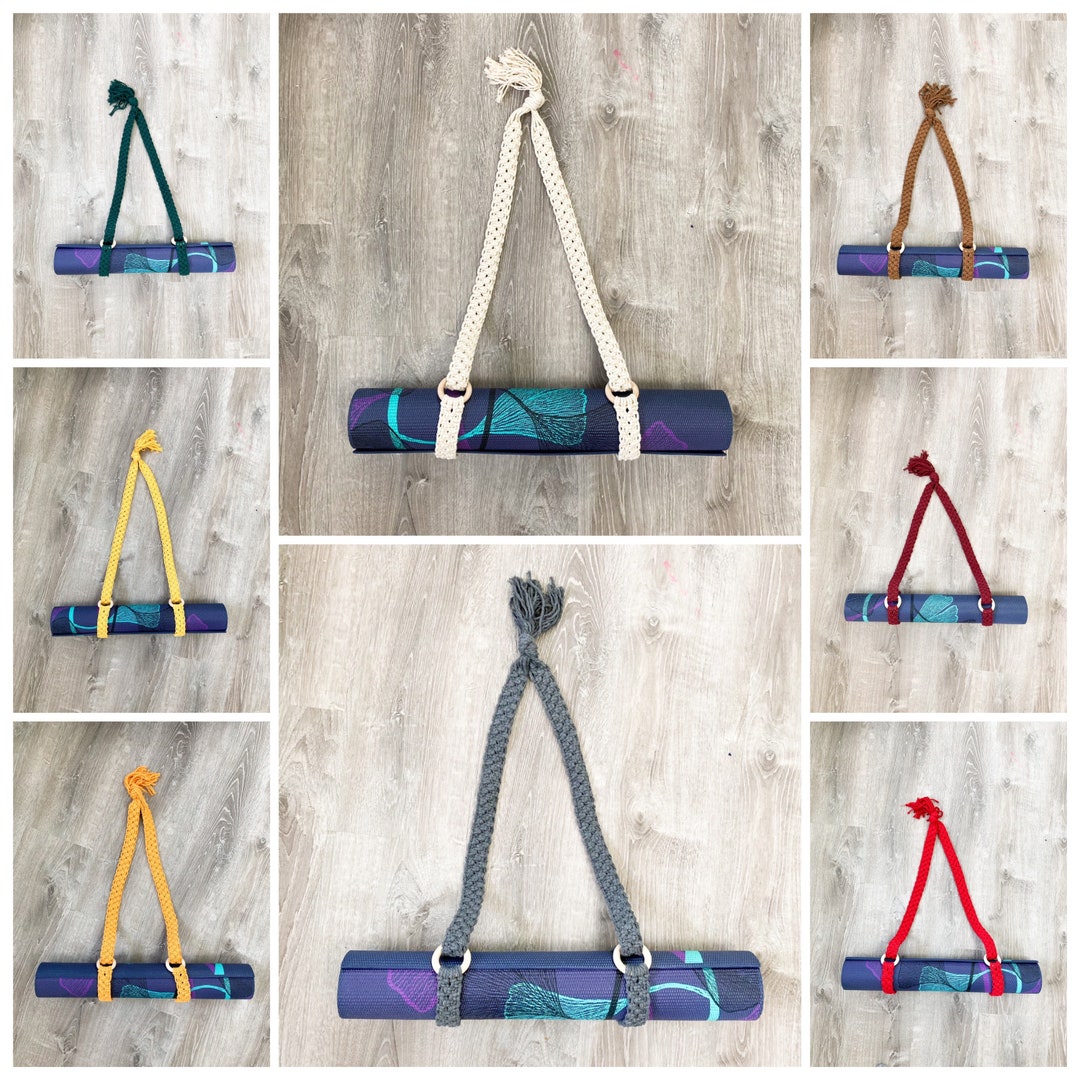 LOTUS Handmade Macrame Boho Yoga Mat Strap, Yoga Strap, Yoga Mat, Yoga ...