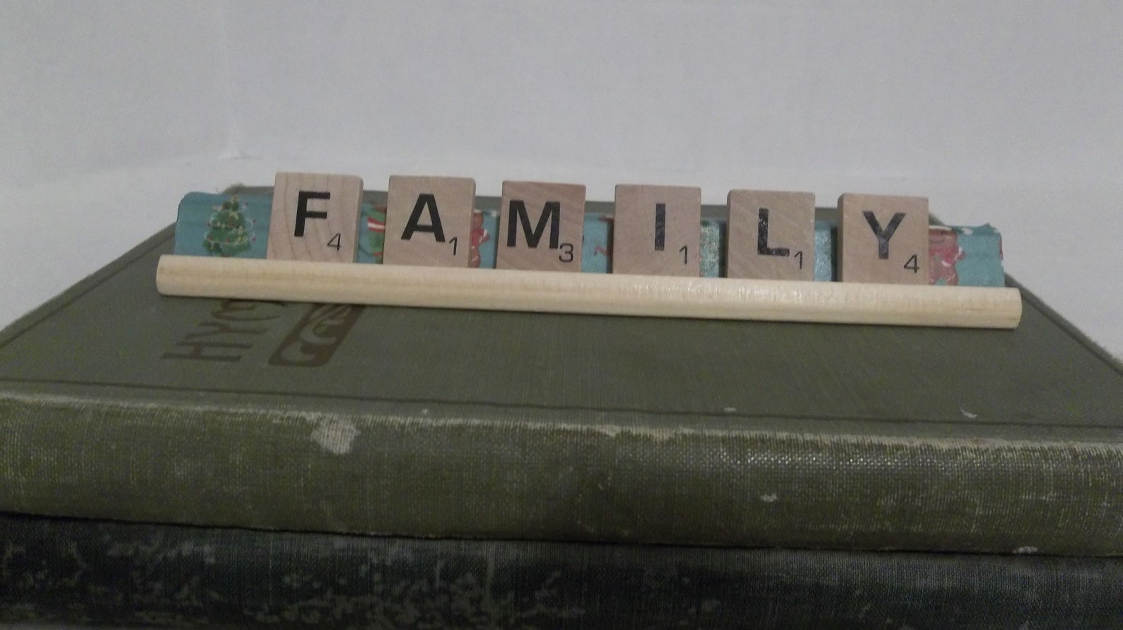 Scrabble Tray Decor Genuine Scrabble Letters - Etsy