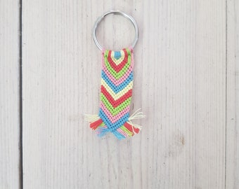 Chevron Keychain - Etsy