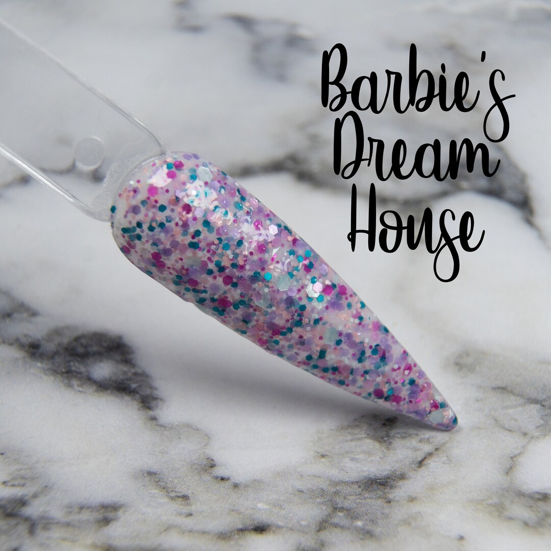 Barbie's Dream House Acrylic Nail Dip Powder - Etsy