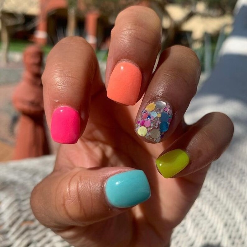 Abstract Acrylic Nail Dip Powder - Etsy