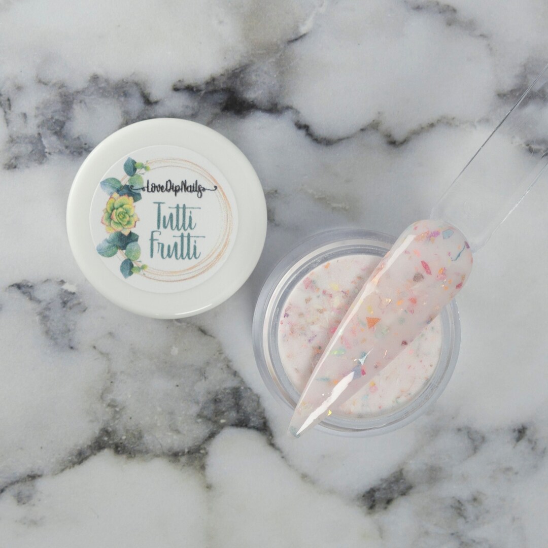Tutti Frutti Acrylic Nail Dip Powder - Etsy