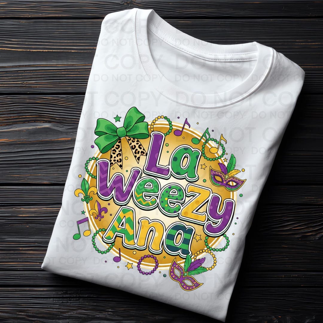 La Weezy Ana Mardi Gras PNG - Etsy