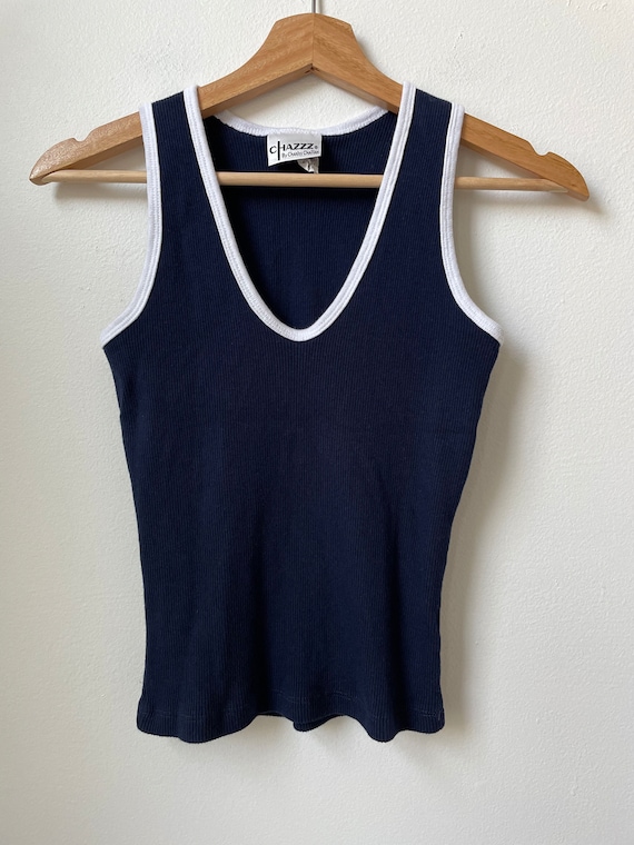 80s ribbed tank vintage - Gem