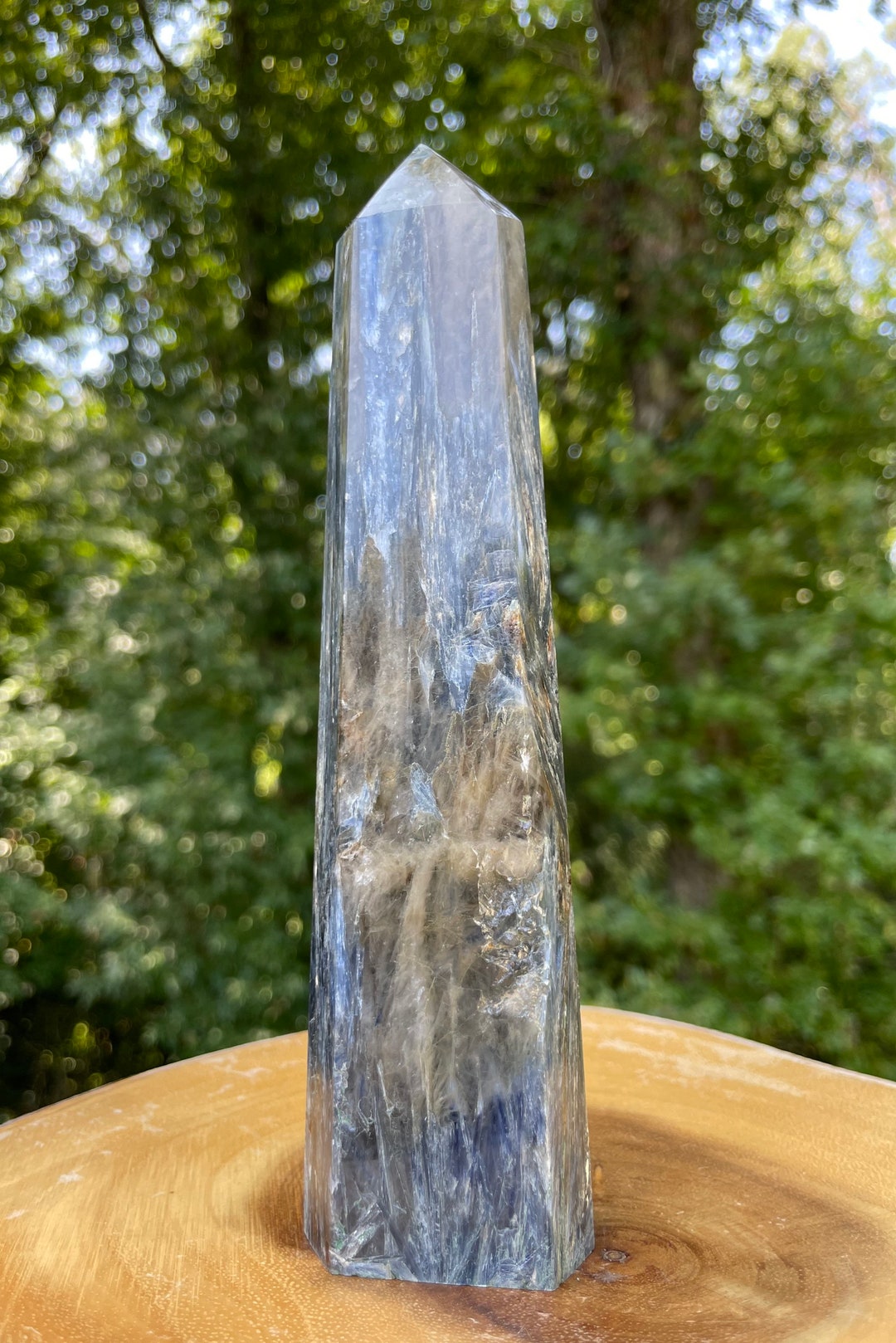 Gorgeous Blue Kyanite Tower communication self-expression meditation - Etsy