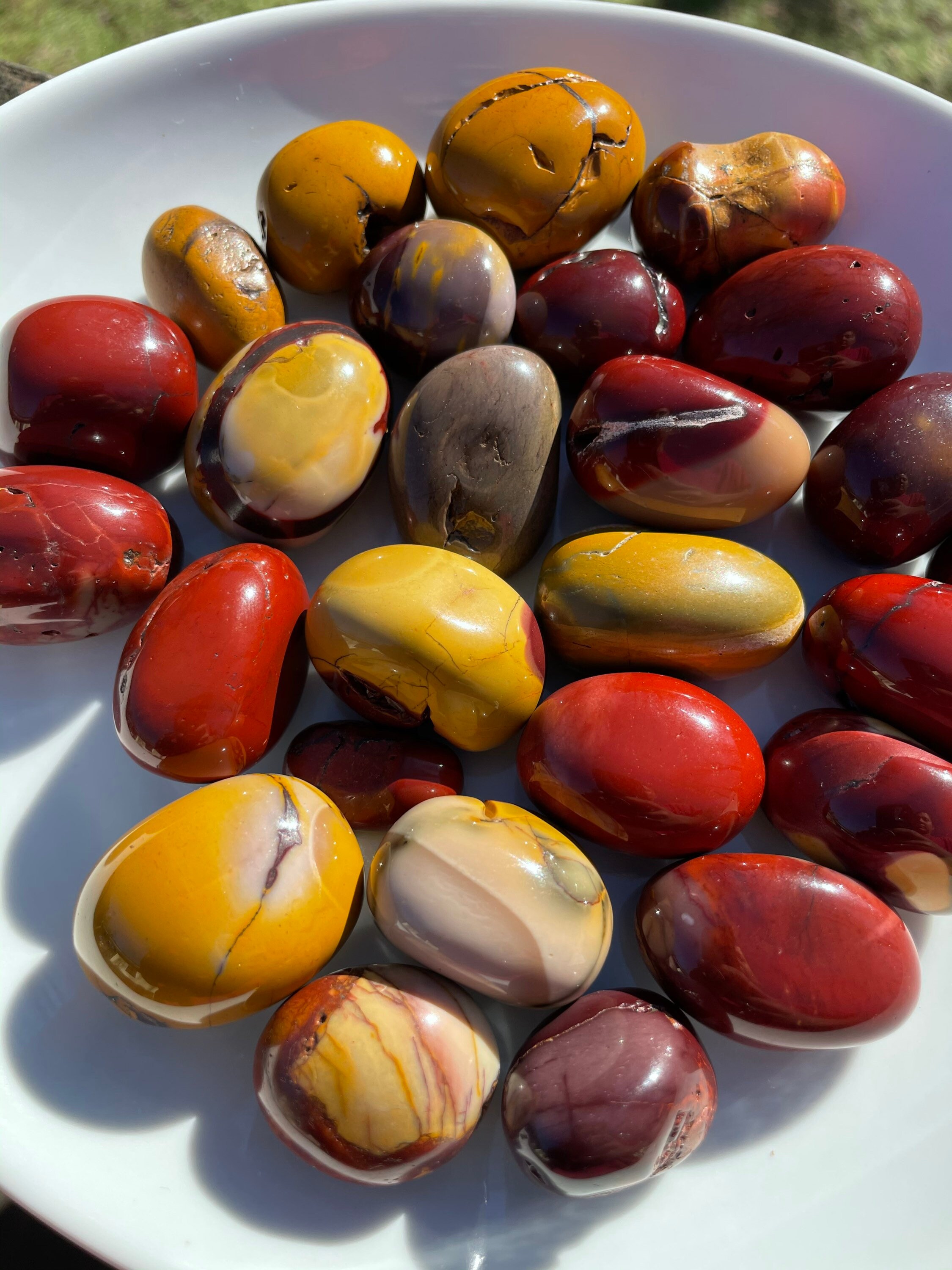 Mookaite Jasper Tumbled Stone australian Jasper nurturing - Etsy