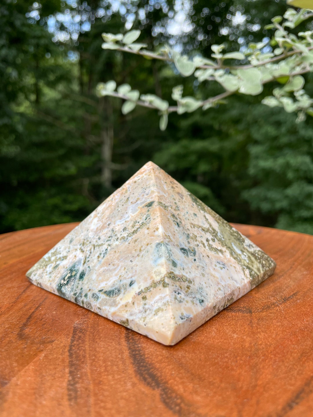 Beautiful Ocean Jasper Pyramid happiness joy optimism balance ...