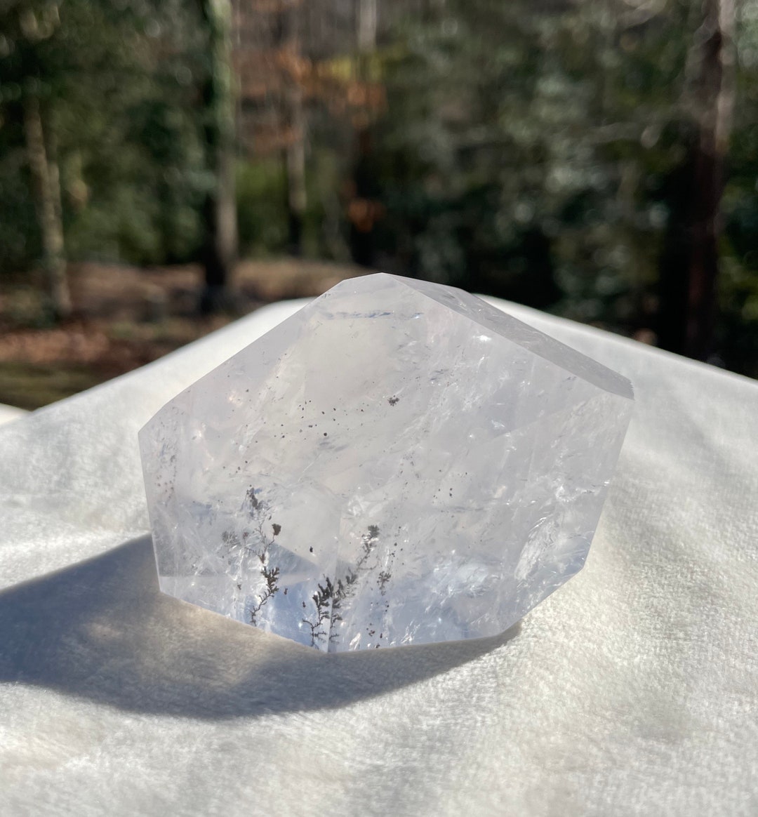 Beautiful Dendritic Quartz Freeform girasol stone of Plentitude moon ...