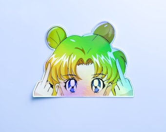 Sailor Moon Peeker Sticker - Etsy