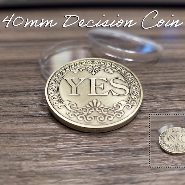 Decision Coin and Case - Etsy