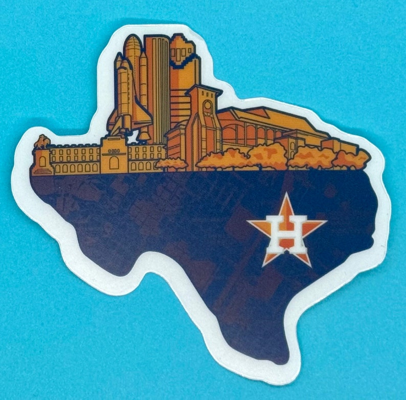 Houston Astros Sticker - Etsy