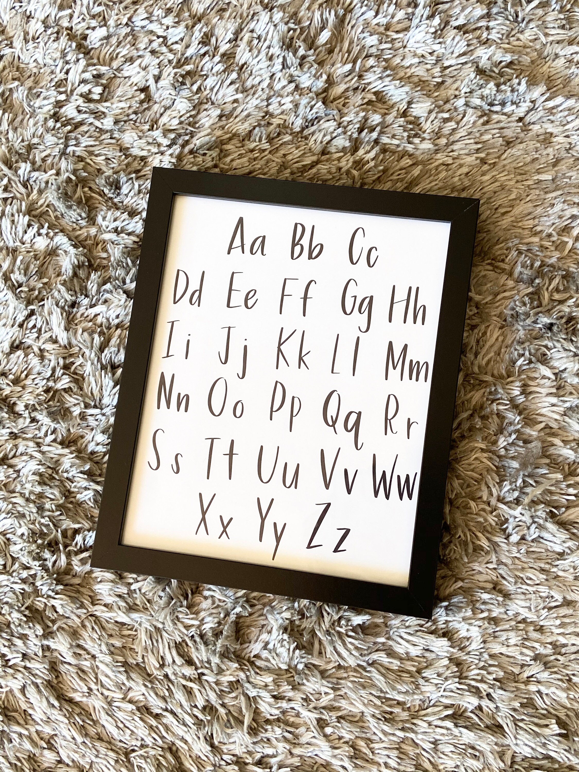 Alphabet Chart & Color Coded Vowels / ABC Poster / Simple Classroom ...