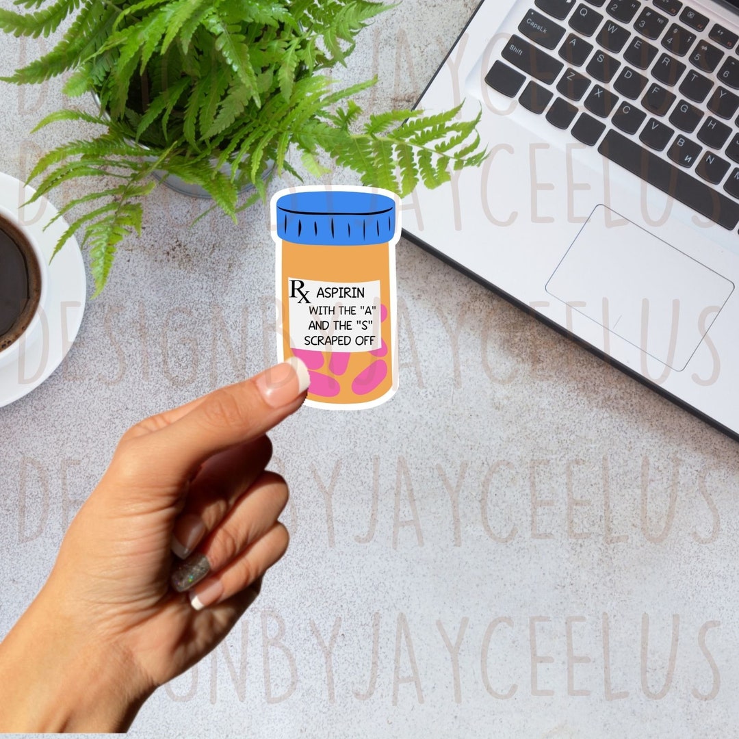 Pirin Tablet Waterproof High Quality Sticker Set of 2 - Etsy