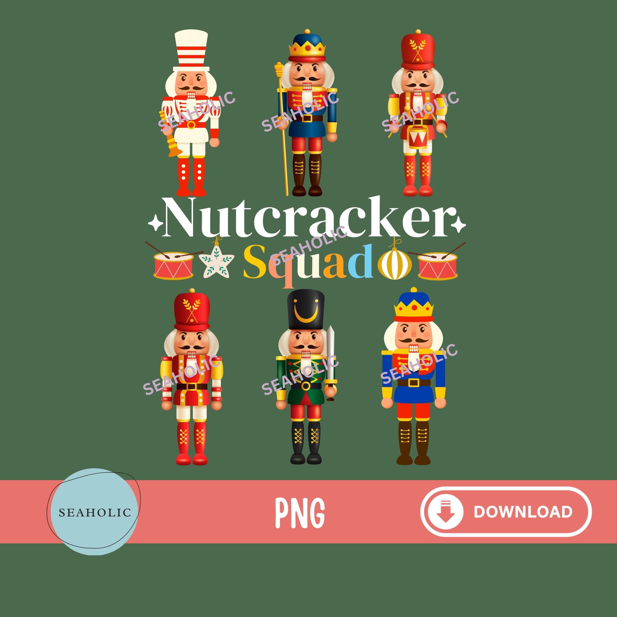Bundle Nutcracker Squad Friends PNG Sublimation, Hanging With My ...