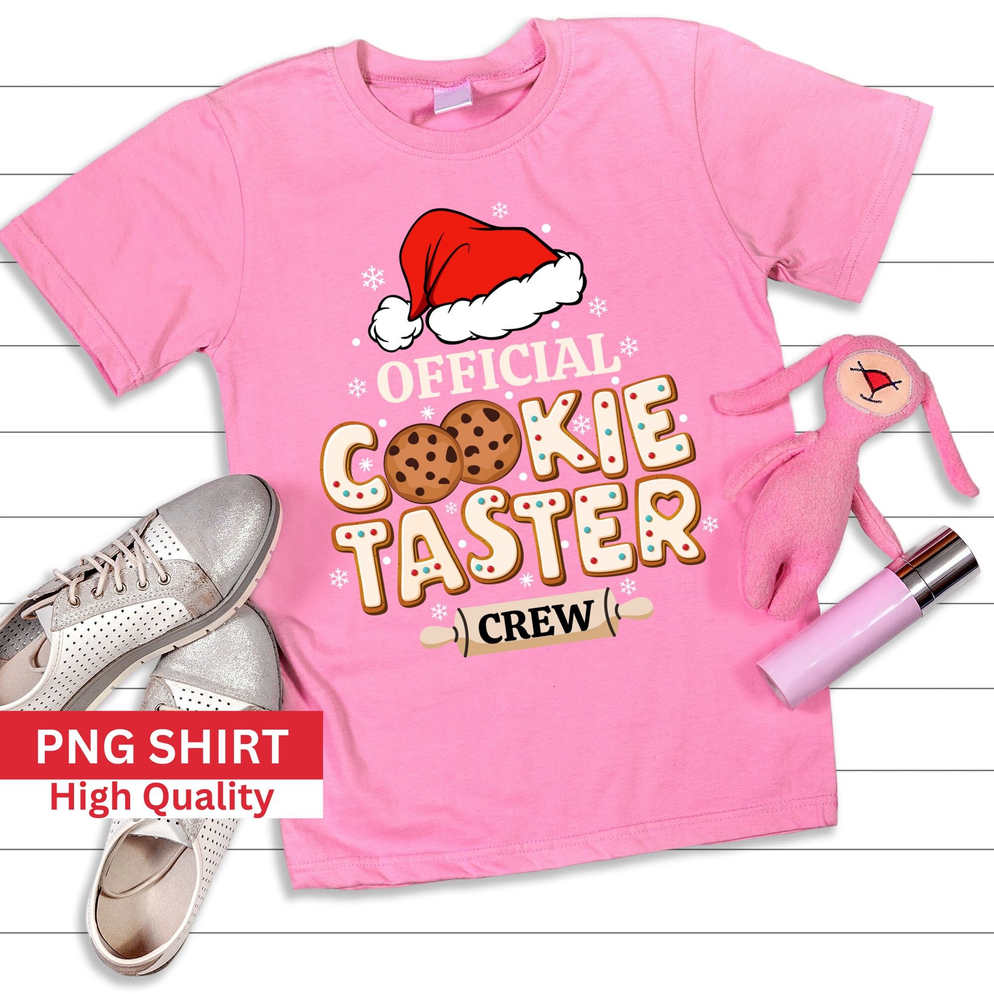 Christmas Cookie Taster Crew Png Sublimation, Official Cookie Taster ...
