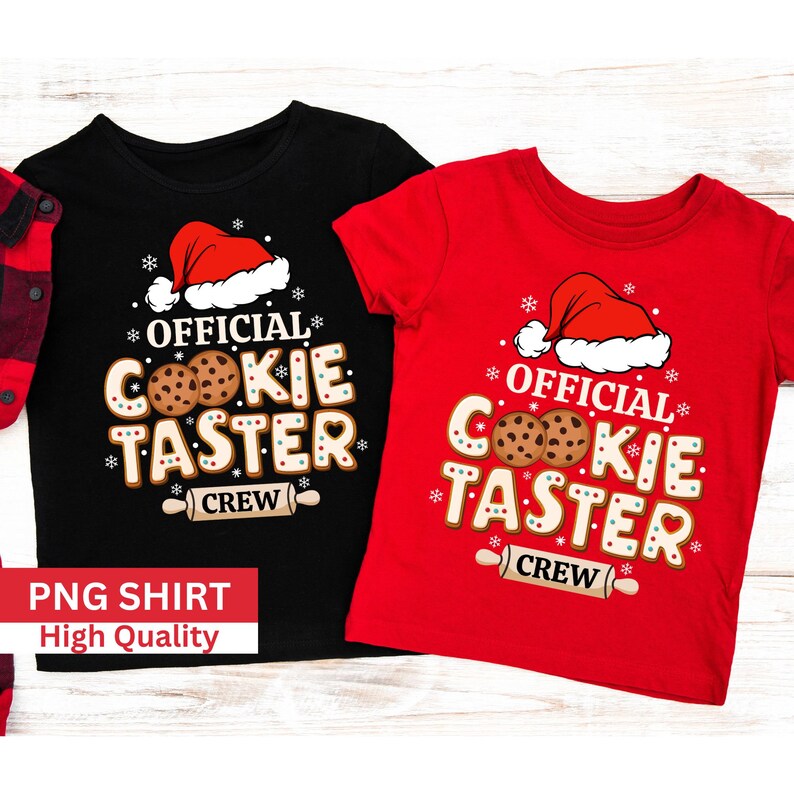 Christmas Cookie Taster Crew Png Sublimation, Official Cookie Taster ...