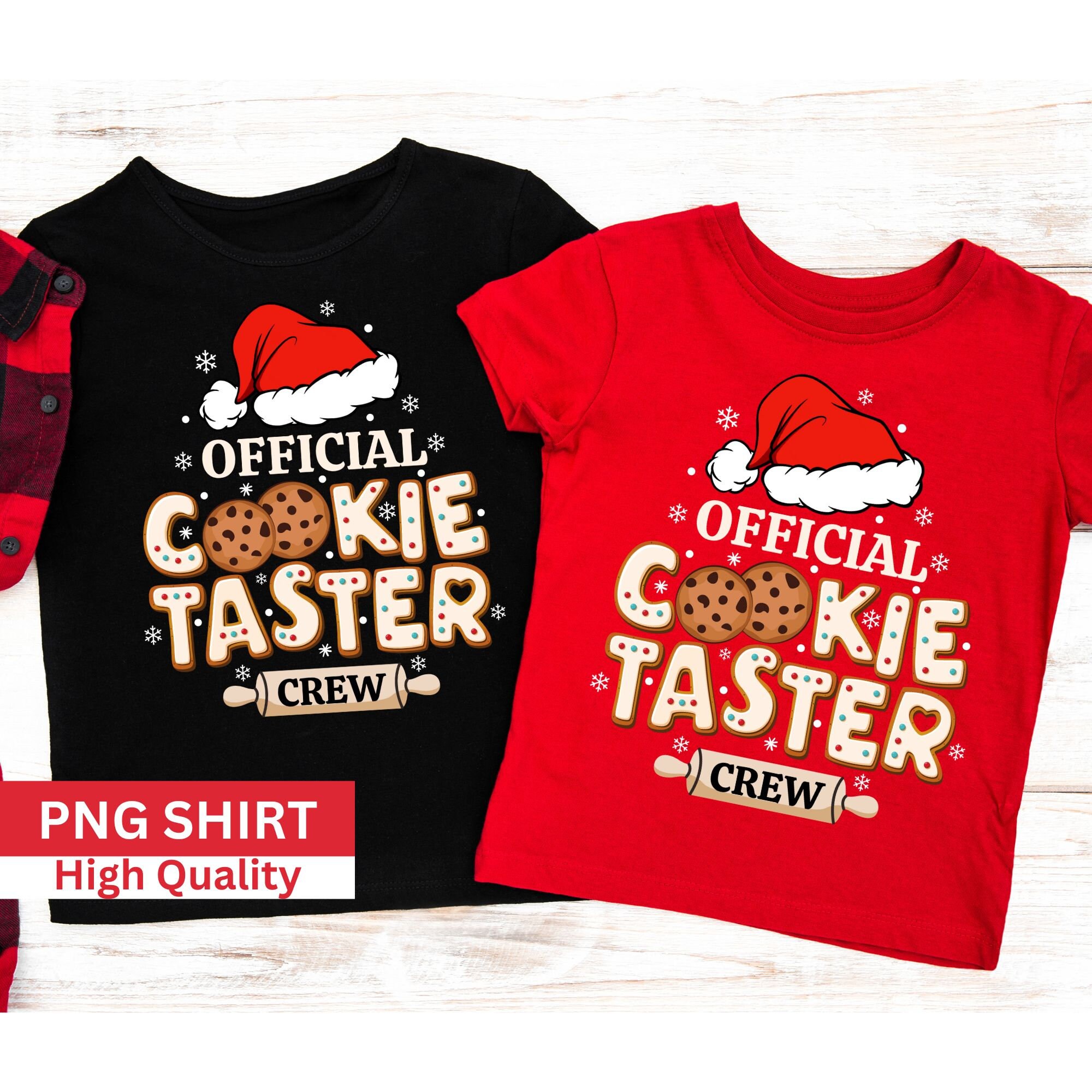 Christmas Cookie Taster Crew Png Sublimation, Official Cookie Taster ...