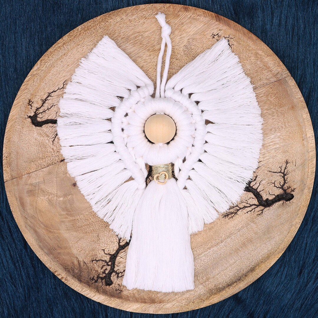 Makramee ENGEL, DIY Anleitung, Tutorial, Deko, Schutzengel, Engel ...