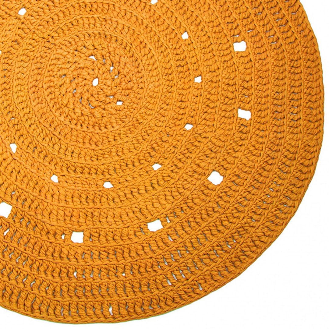 Hoooked, CARPET, Mustard, Yellow, Crochet Kit, Zpagetti T-shirt Yarn ...