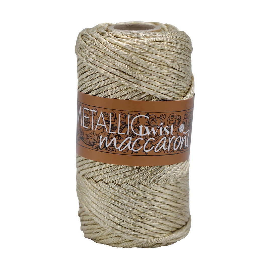 0.25 Eur/meter Macrame Yarn CHAMPAGNE, 3 Mm, Cord, Twisted, Twisted ...