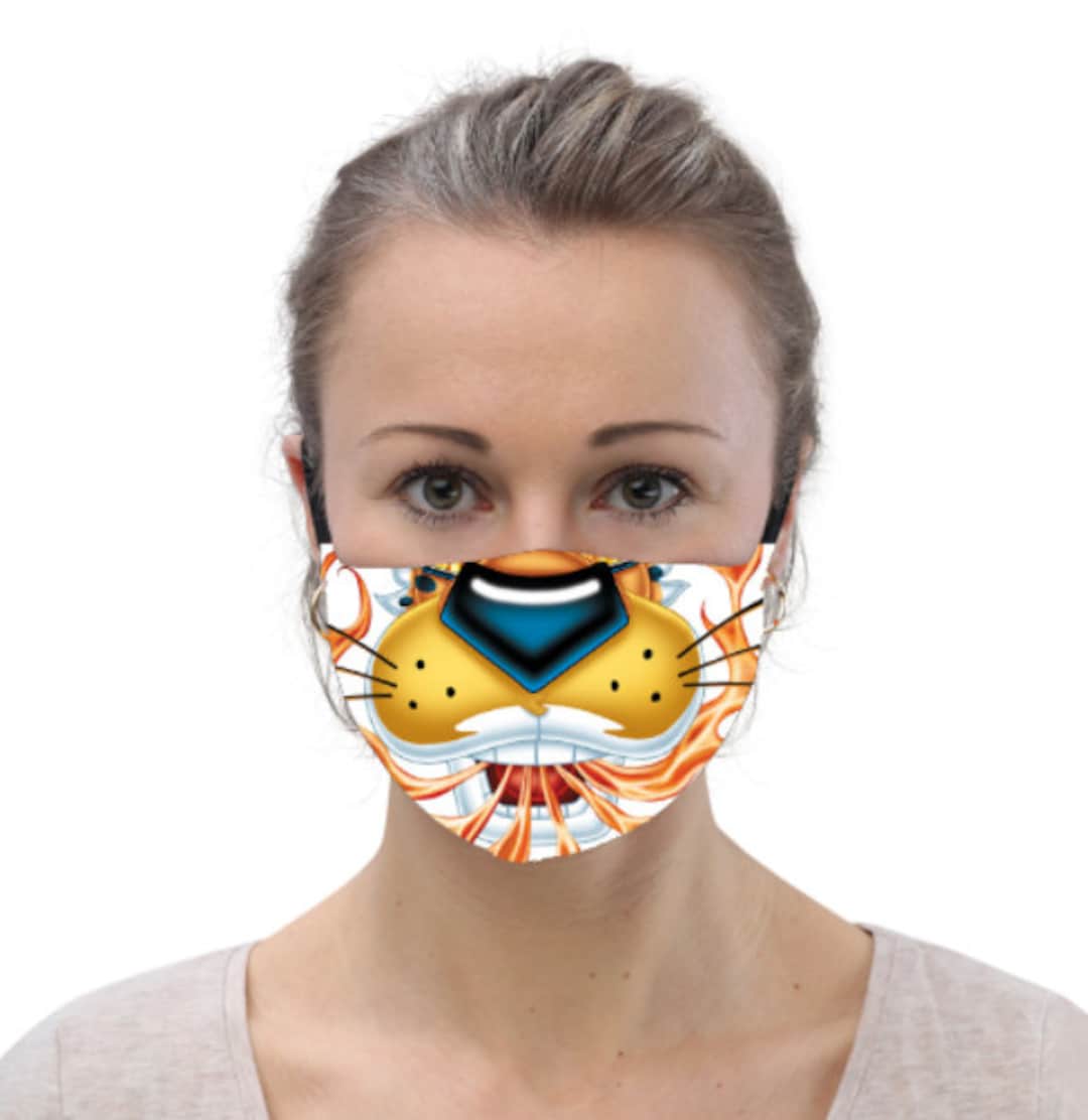 Chester Cheetah Face Mask - Etsy