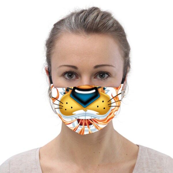 Cheetah Face Mask - Etsy