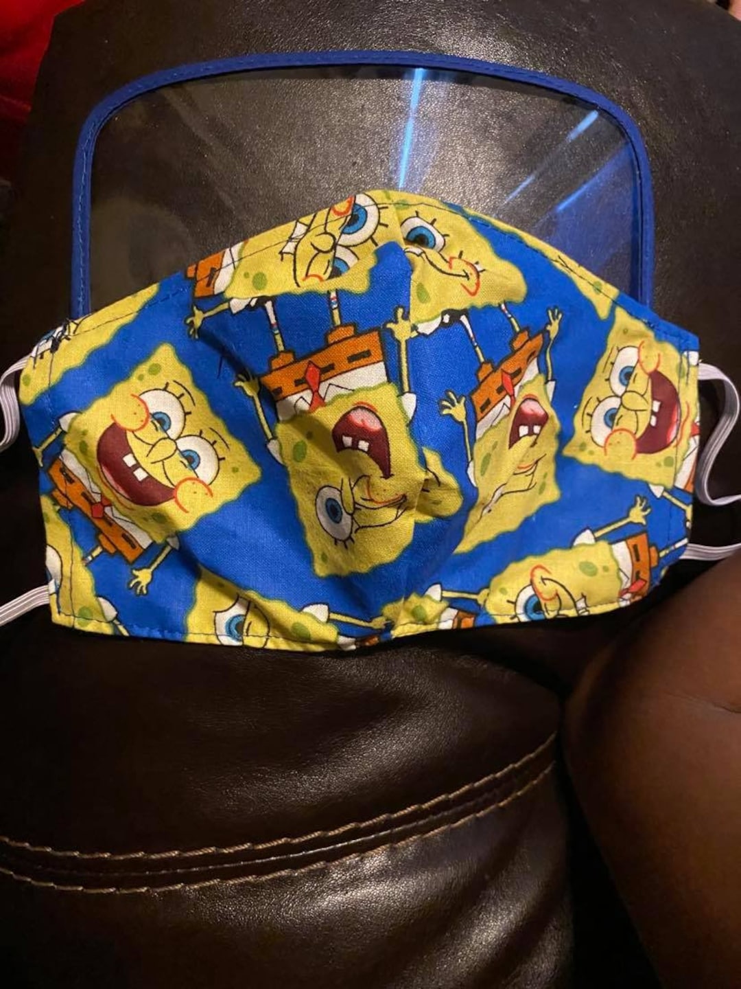 Spongebob Mask and Shield - Etsy