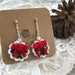 Christmas Wreath Crochet Earrings Christmas Crochet Earrings - Etsy