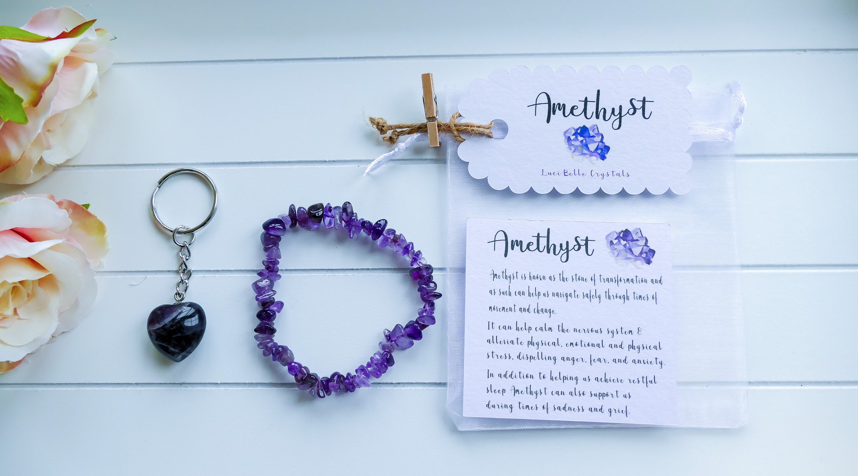 Amethyst Friendship Gift Set | Etsy