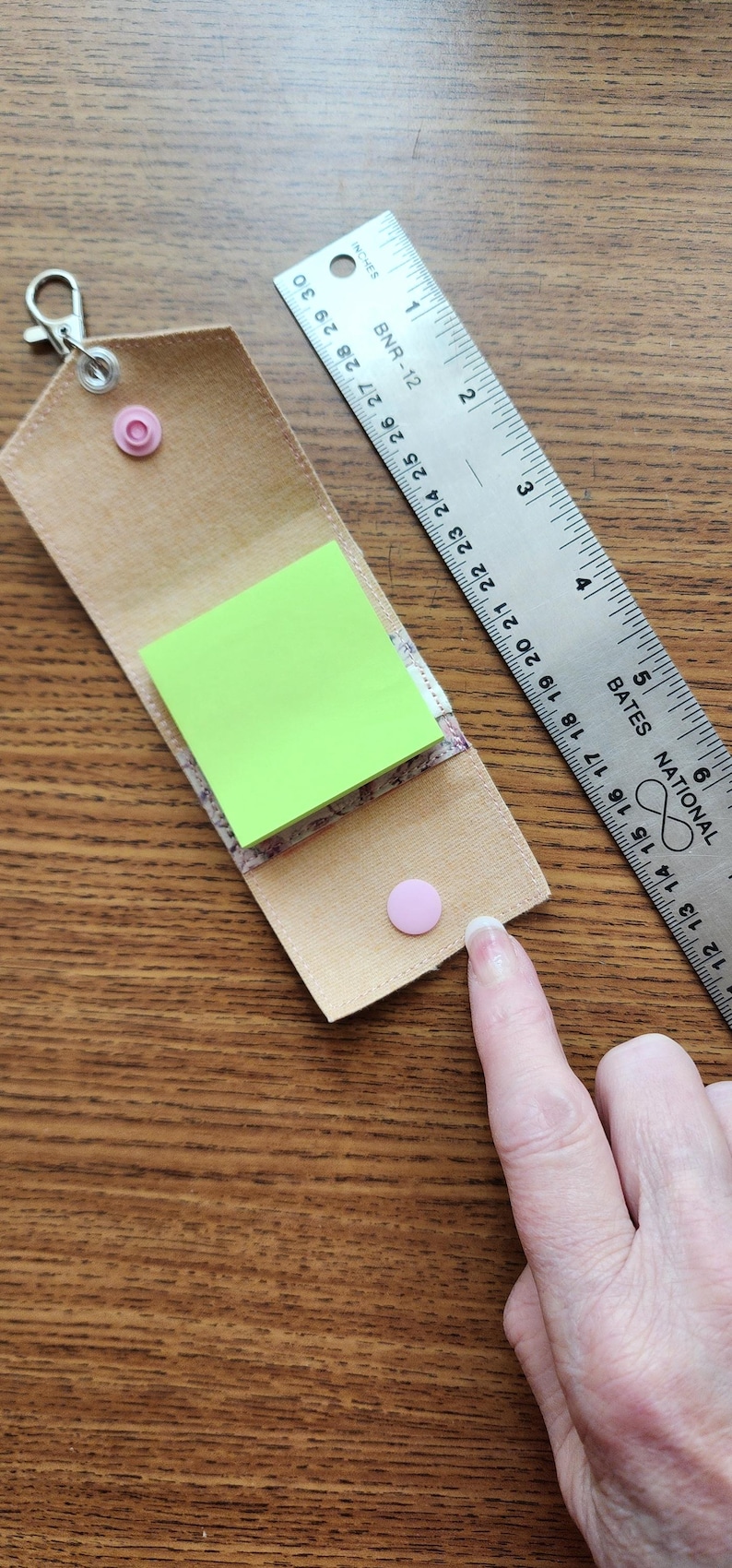 Vinyl and Cork Medium Sticky Note Holders (optional Badge Reel) - Etsy