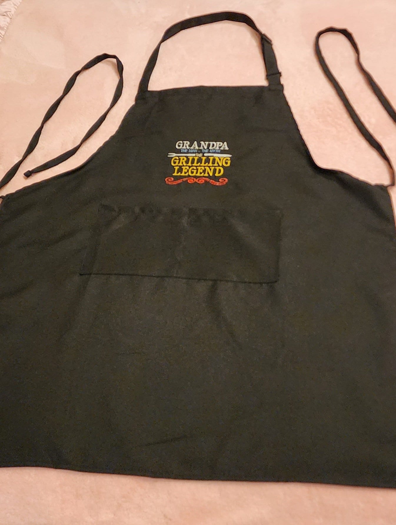 Embroidered Manly Apron Grandpa, the Man the Myth the Grilling Legend ...
