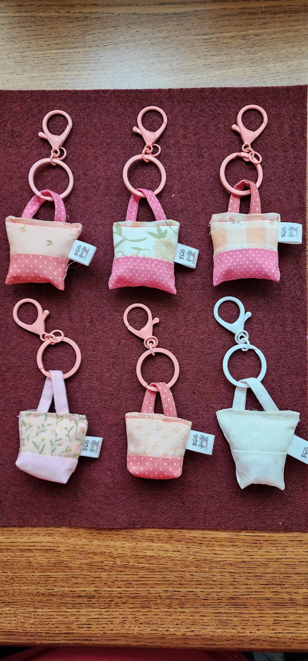 Mini Faux Purse Key Ring - Lot 3 - Etsy