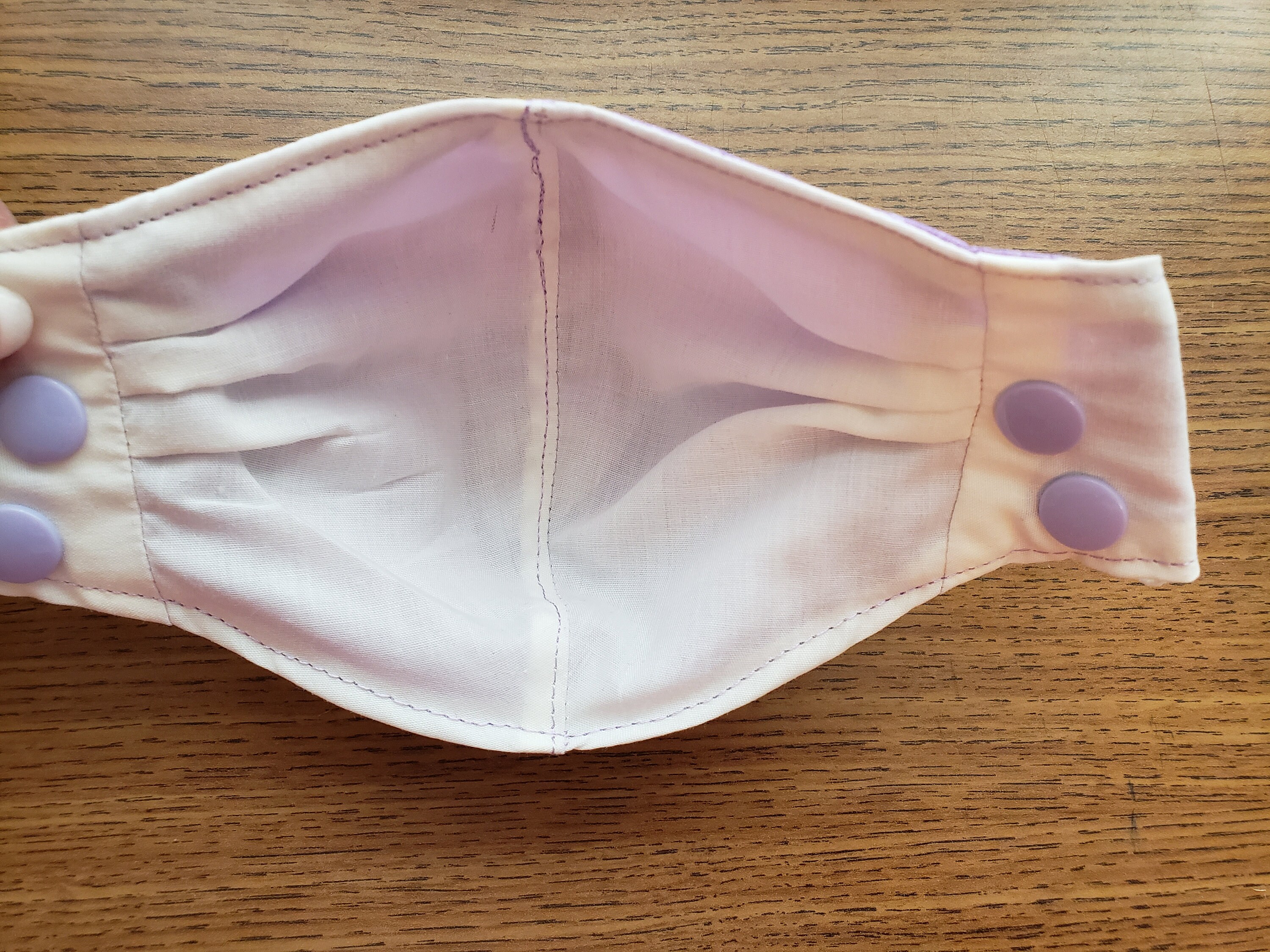 Lavender Swirl and Eggshell Face Mask - Etsy