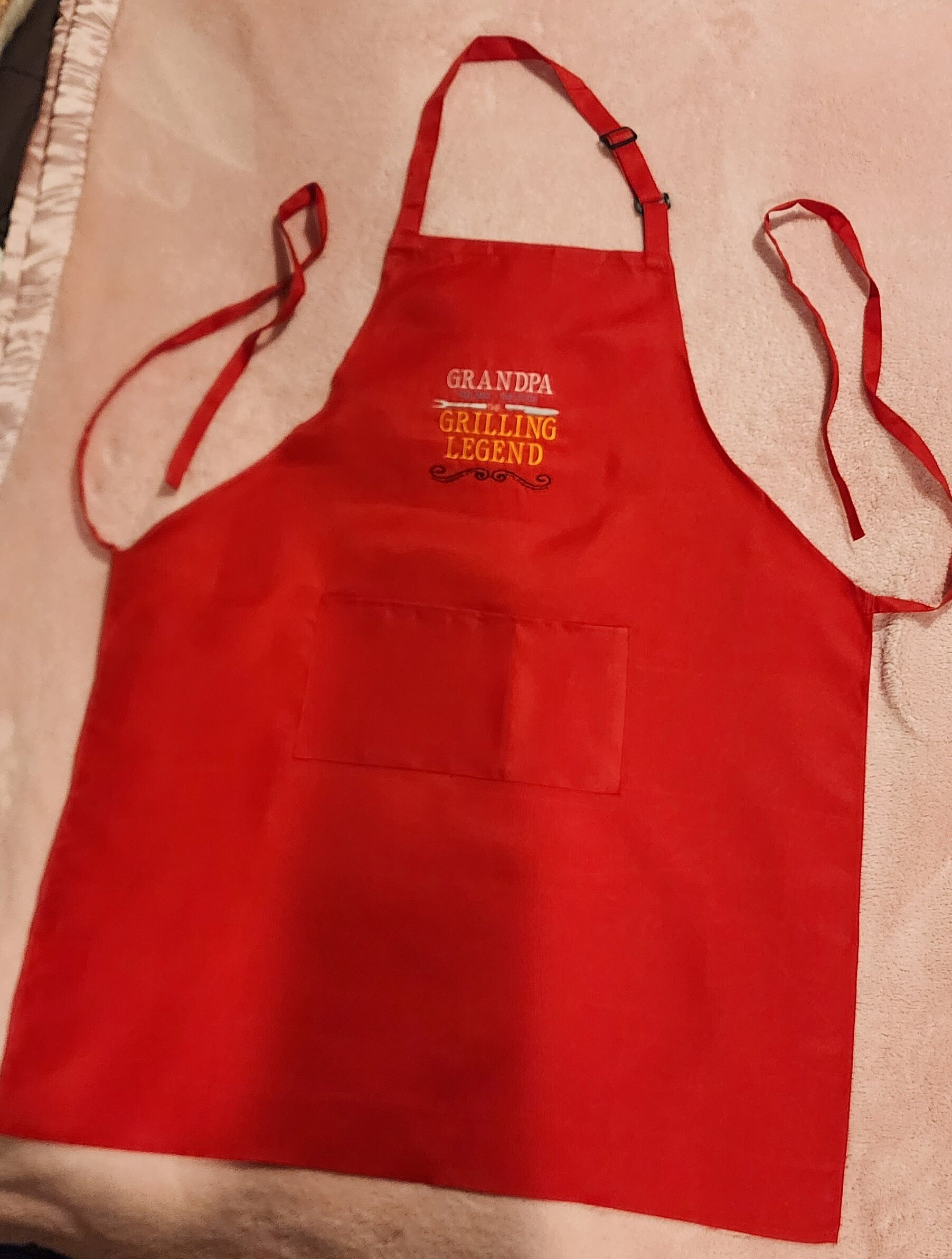 Embroidered Manly Apron Grandpa, the Man the Myth the Grilling Legend ...