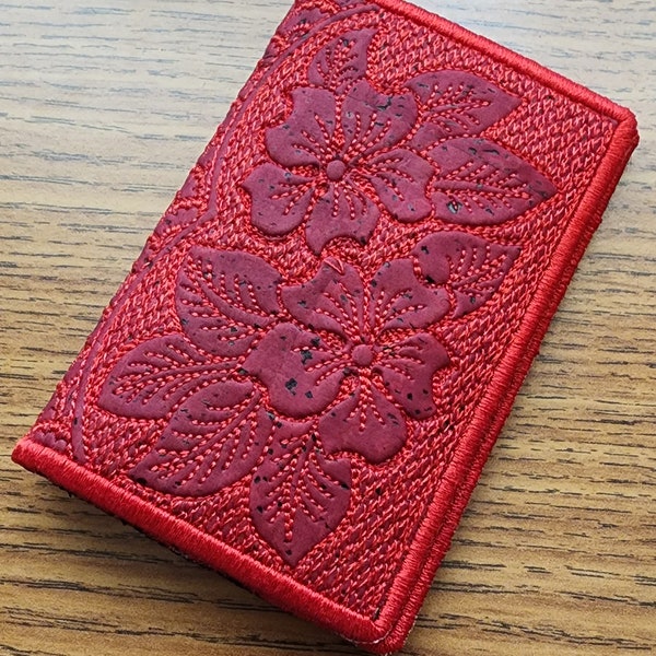 Embroidered Card - Etsy