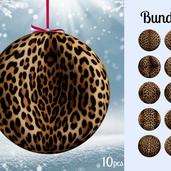 Leopard Print Ornaments - Etsy