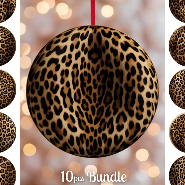Leopard Print Ornaments - Etsy