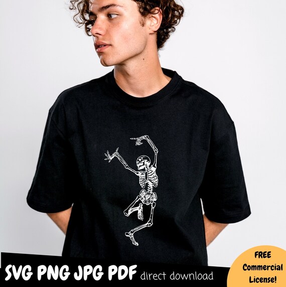 Skeleton Dance SVG PNG Skeleton Dancing Shirt Svg Cut File - Etsy