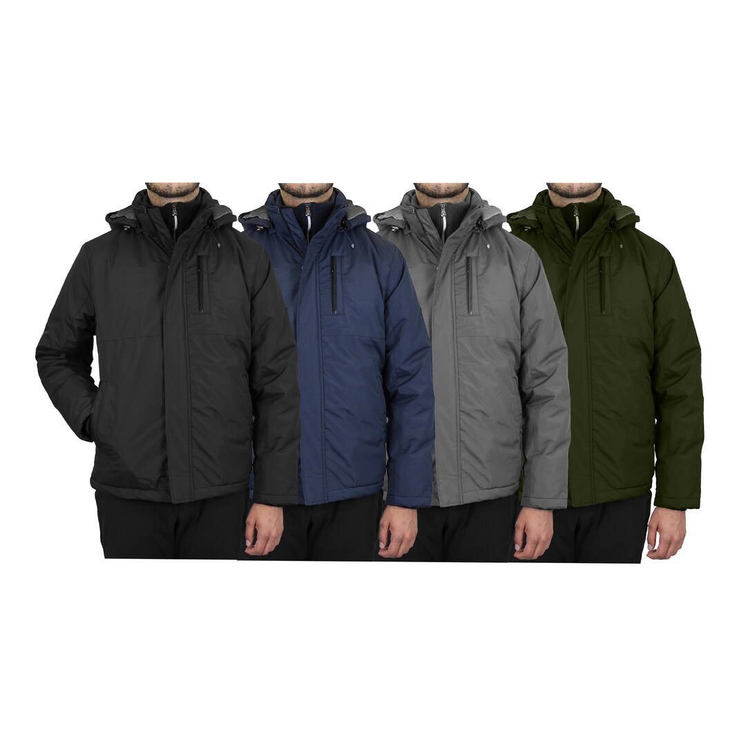 Men's Heavyweight Presidential Jacket With Detachable Hood - Etsy