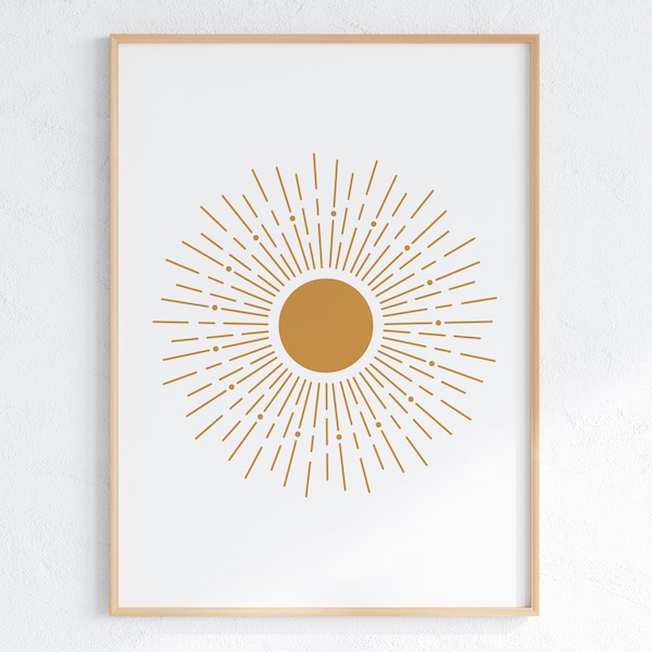 Sun Poster - Etsy