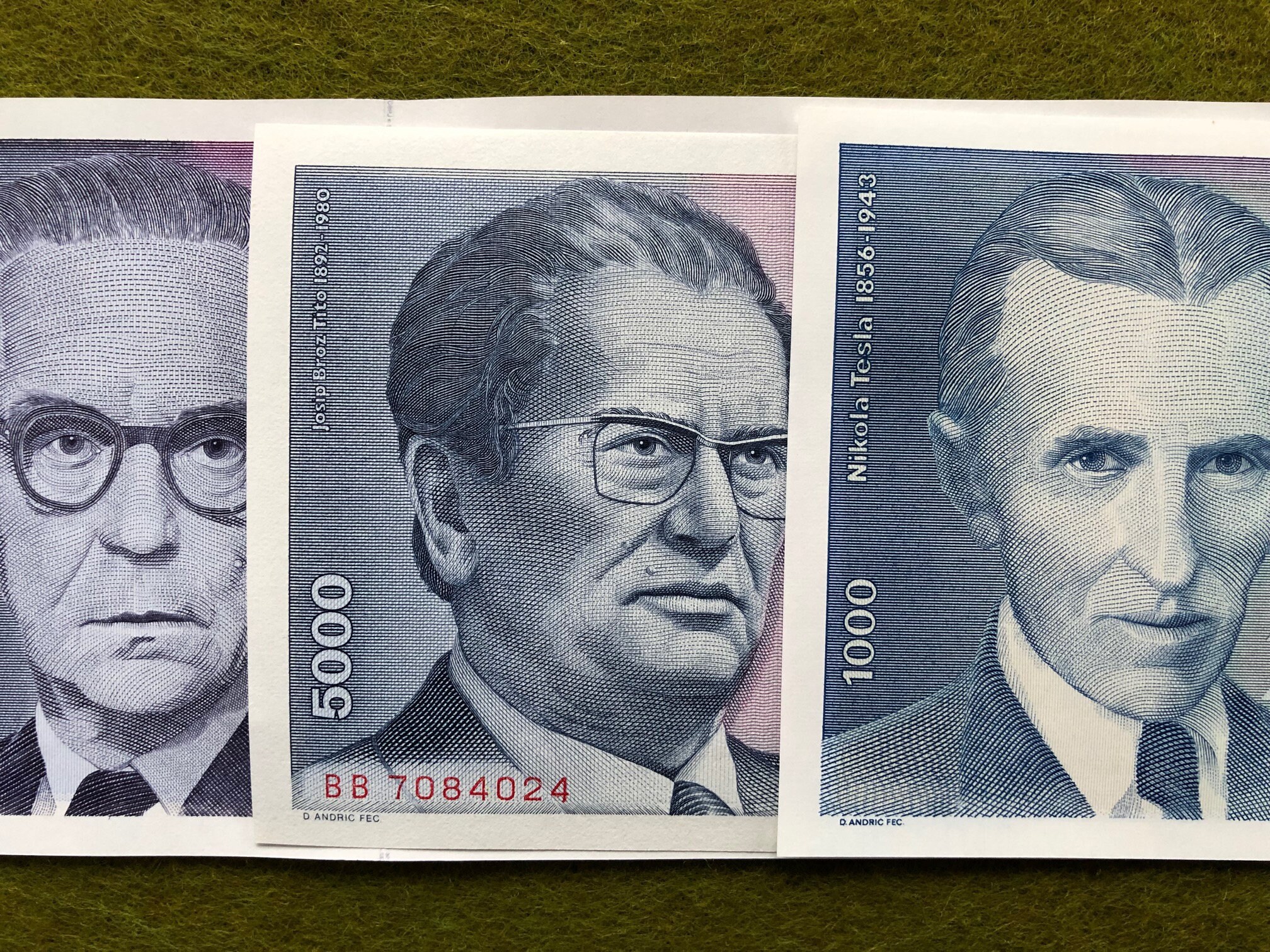 Vips - Belgrade 1980s/90s - Yugoslavia - Dinara Banknotes UNC – Tito ...