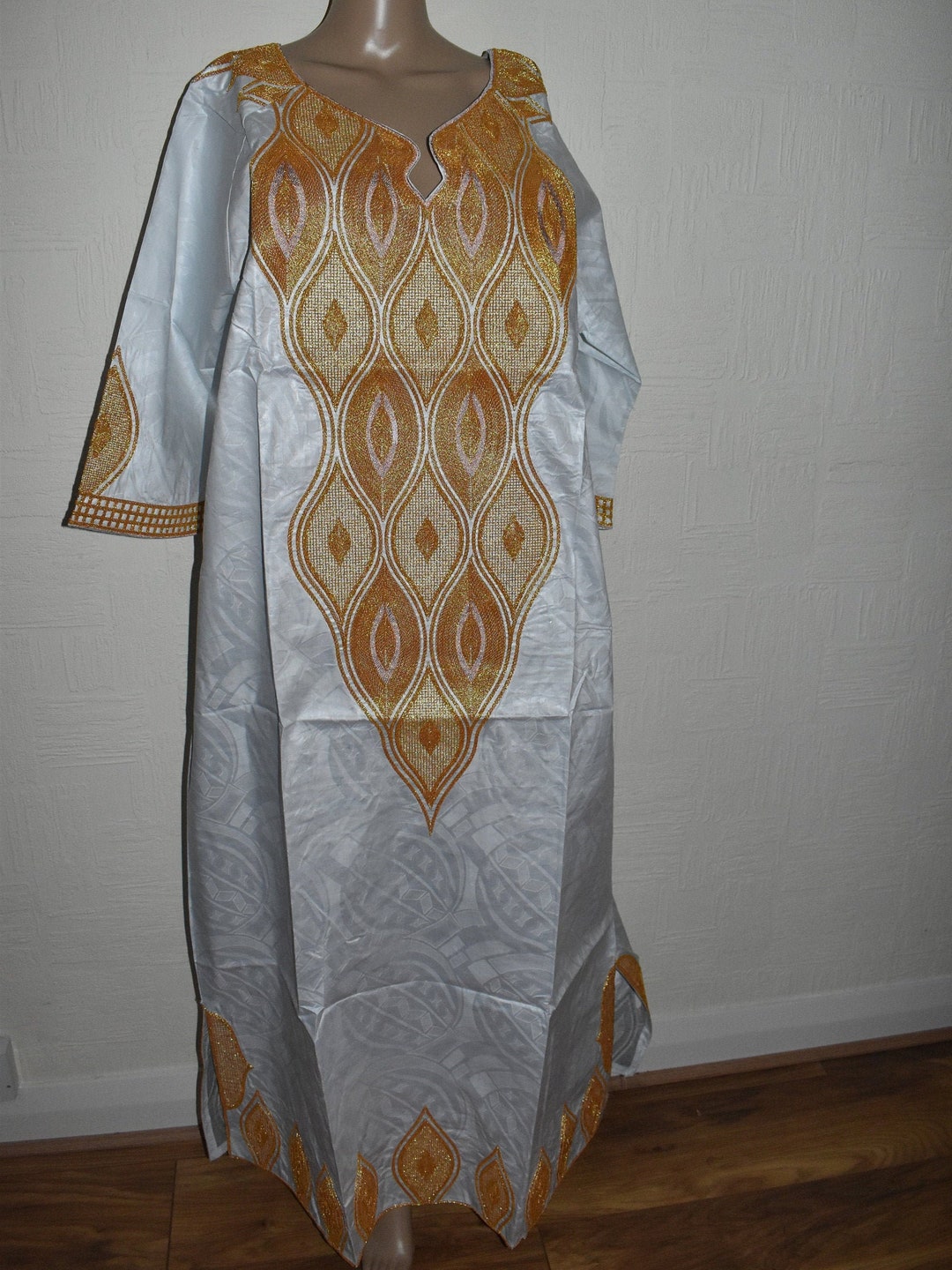 Guinea Brocade Dress • African Prints • Print Dress • Long Dress • Plus ...