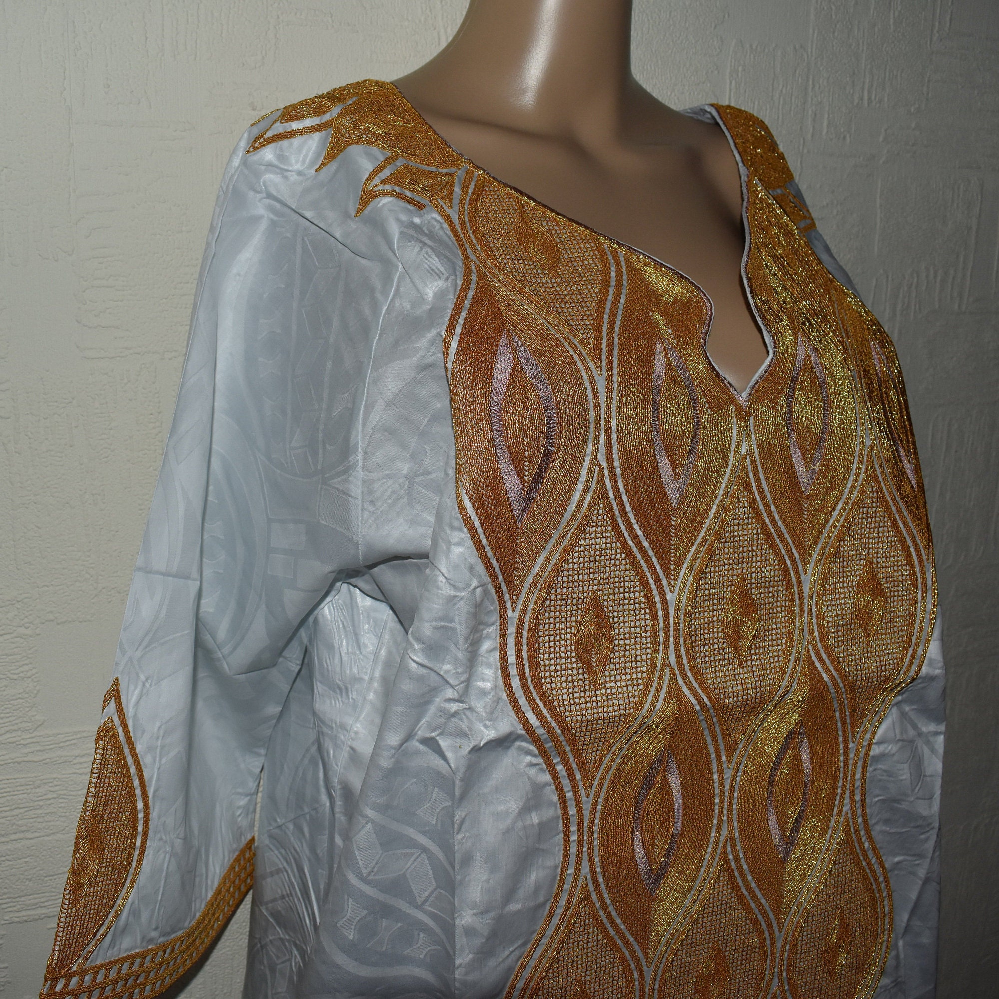 Guinea Brocade Dress • African Prints • Print Dress • Long Dress • Plus ...