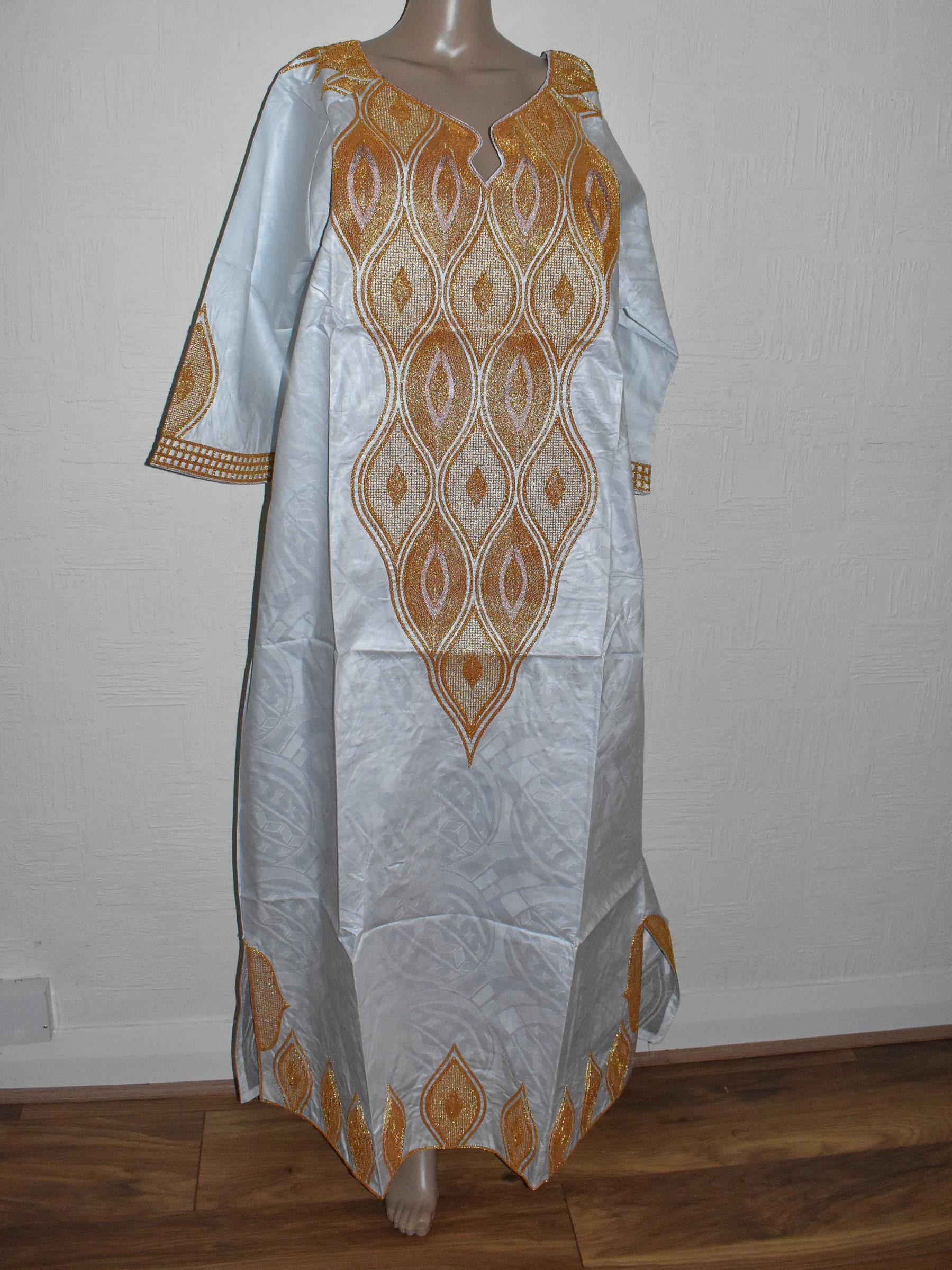 Guinea Brocade Dress • African Prints • Print Dress • Long Dress • Plus ...