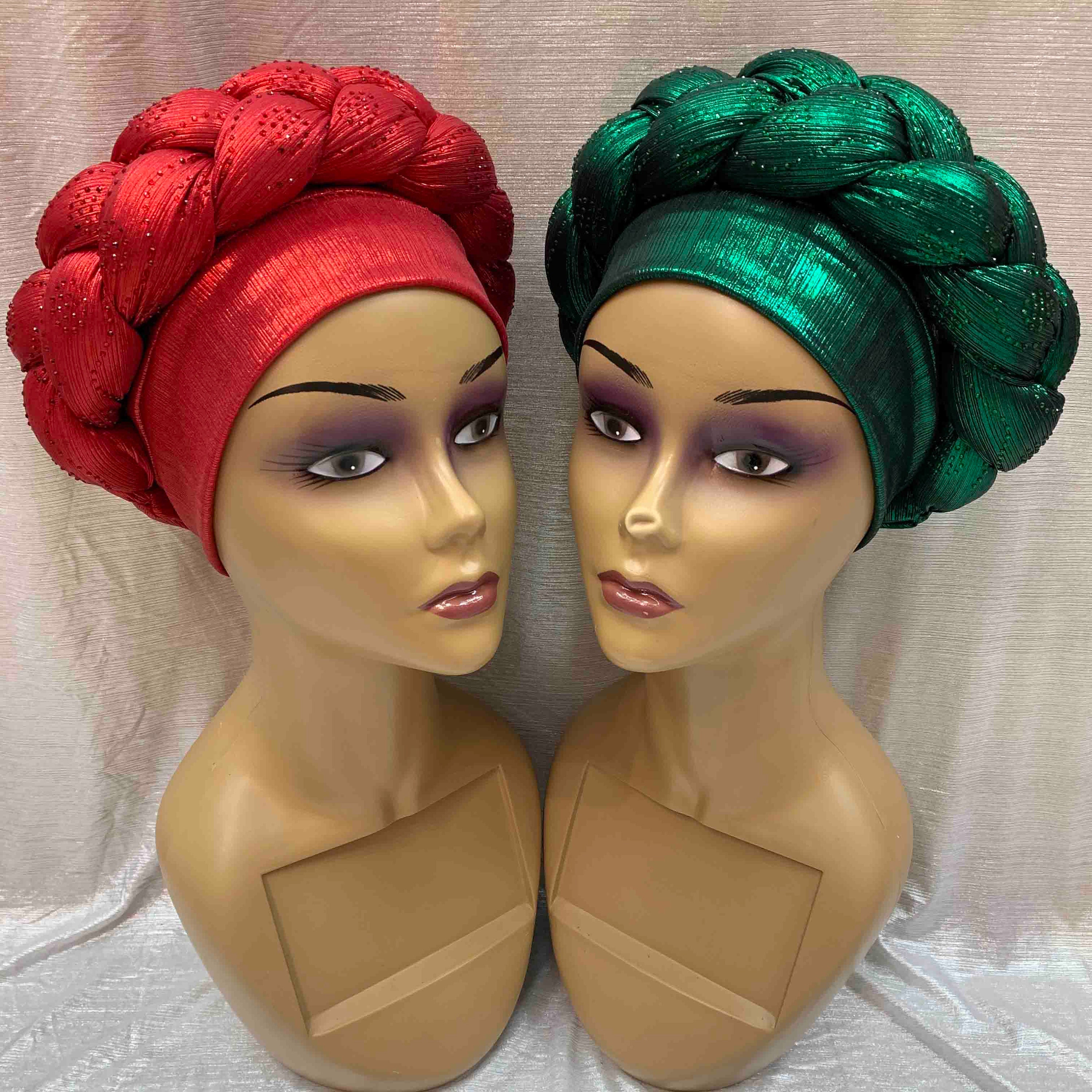 Turban Headwear Braided Turban Hat Multiple Colours Ready to Wear ...
