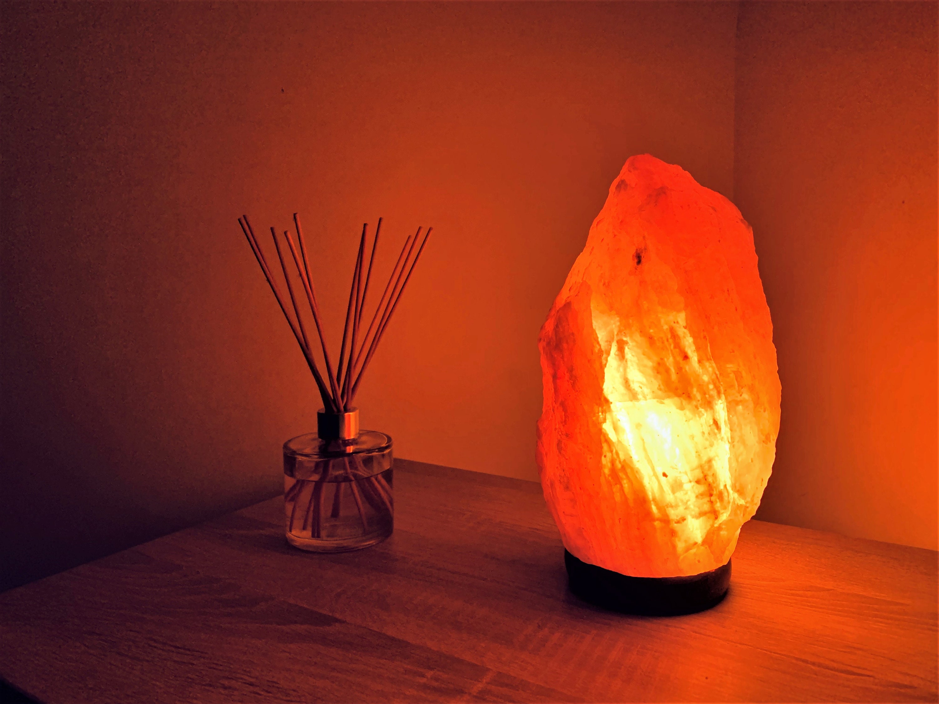 Himalayan Salt Lamp Pink Salt Rock Crystal 2-4 Kg Natural | Etsy